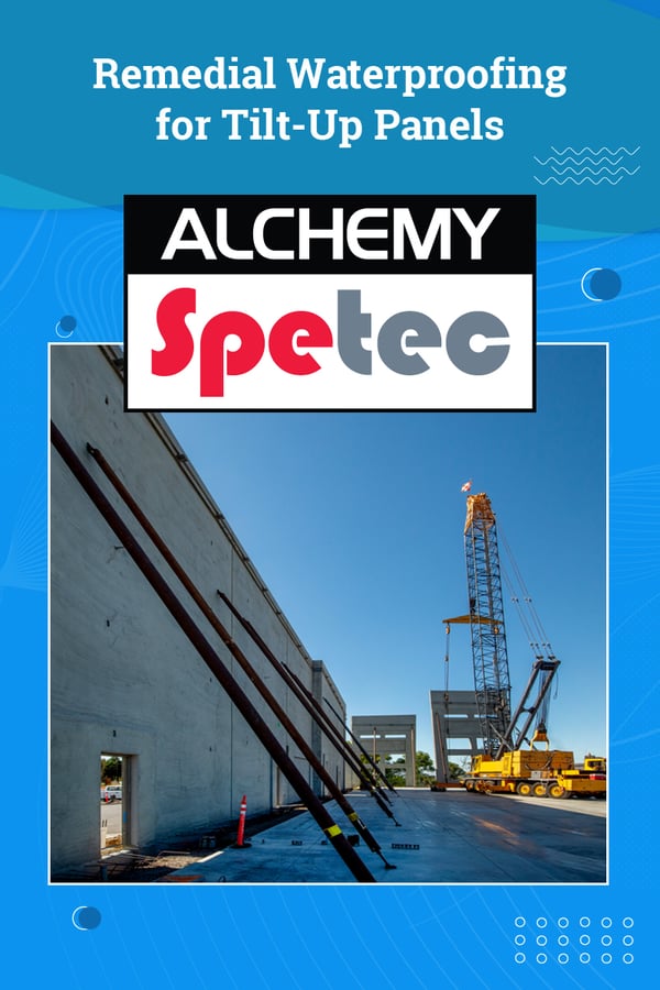 Remedial Waterproofing for Tilt-Up Panels